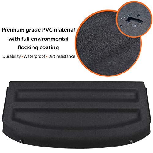 Trunk Cargo Cover For Honda HRV HR-V 2016 2017 2018 2019 2020 2021 Black Rear Trunk Cargo Luggage Security Shade Cover Shield Waterproof Custom Fit - All Weather Protection
