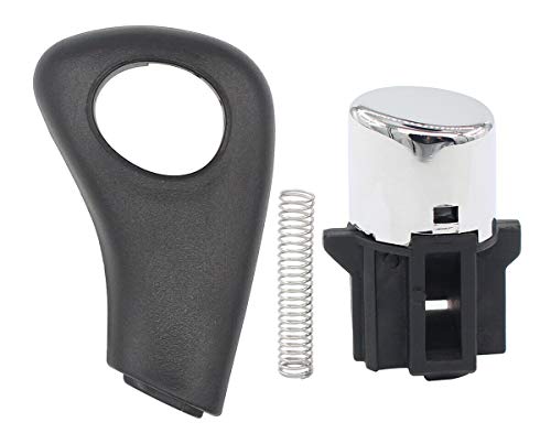 Gangmu Tec Vehicle Shift Knob Button Repair Kit with Side Plate, Smooth Button-Pressing for Safe Driving, Replacement for 2003-2005 Honda Accord, Part Number 54132-SDA-A81 54141-SDA-A81 54133-SDA-A81
