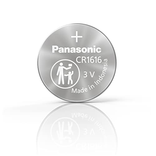 Panasonic CR1616 3.0 Volt Long Lasting Lithium Coin Cell Batteries in Child Resistant, Standards Based Packaging, 1-Battery Pack