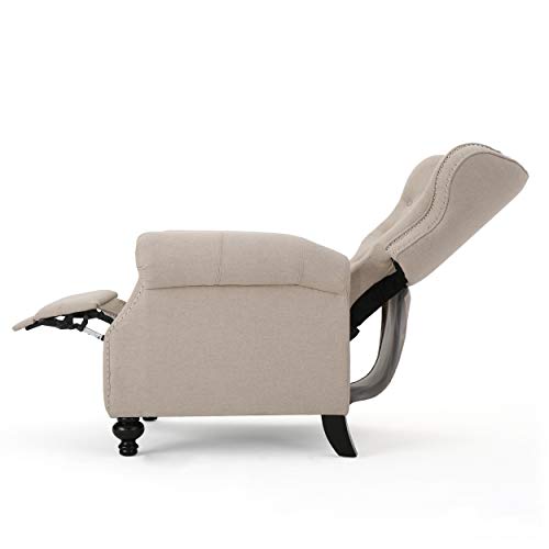 GDFStudio vWyland Tufted Wheat Fabric Recliner.