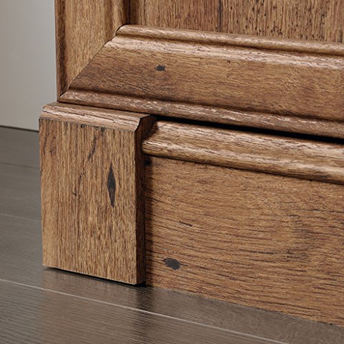Sauder Palladia Library with Doors, Vintage Oak finish
