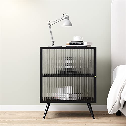 SHUUL Nightstand Bedside Table Modern Simple Bedside Table Living Room Sofa Side Table Mobile Furniture (Size : Left)