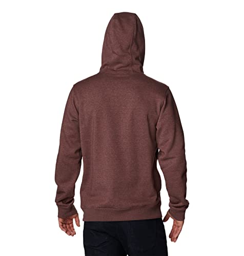 Columbia Men's CSC Basic Logo II Hoodie, Light Raisin Heather/Ripples Graphic, XX-Large