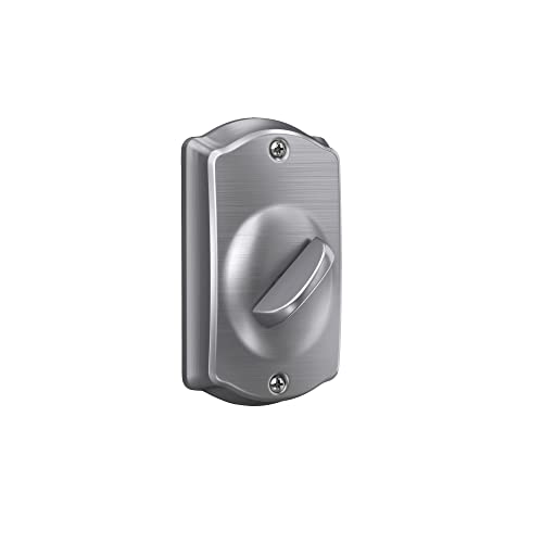 Schlage BE365 CAM 626 Camelot Keypad Deadbolt, Electronic Keyless Entry Lock, Satin Chrome