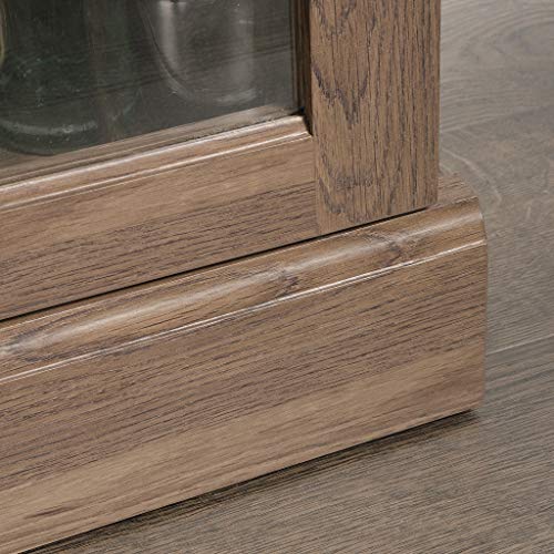 Sauder Barrister Lane Media Fireplace, for TVs up to 60", Salt Oak finish