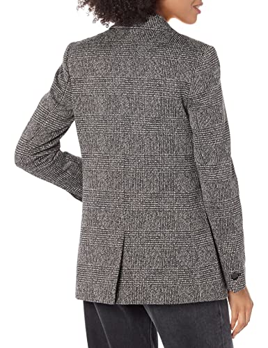 KARL LAGERFELD PARIS Women's Everyday Sport Jacket, BLK/SFT WHT, 2