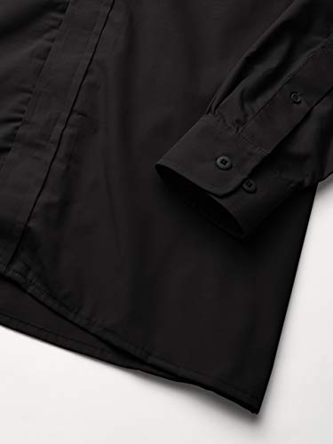 TRU-SPEC 24-7 1051028 Men's Ultralight Long Sleeve Uniform Shirt, Polyester Cotton Rip-Stop, 3X-Large Long, Black