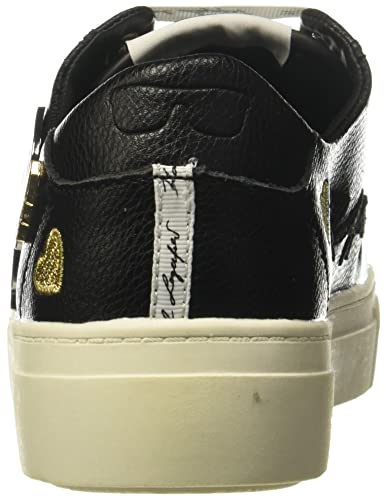 Karl Lagerfeld Paris Cate Shoes – Sneakers for Women with Iconic KLP Pins, Black, 8