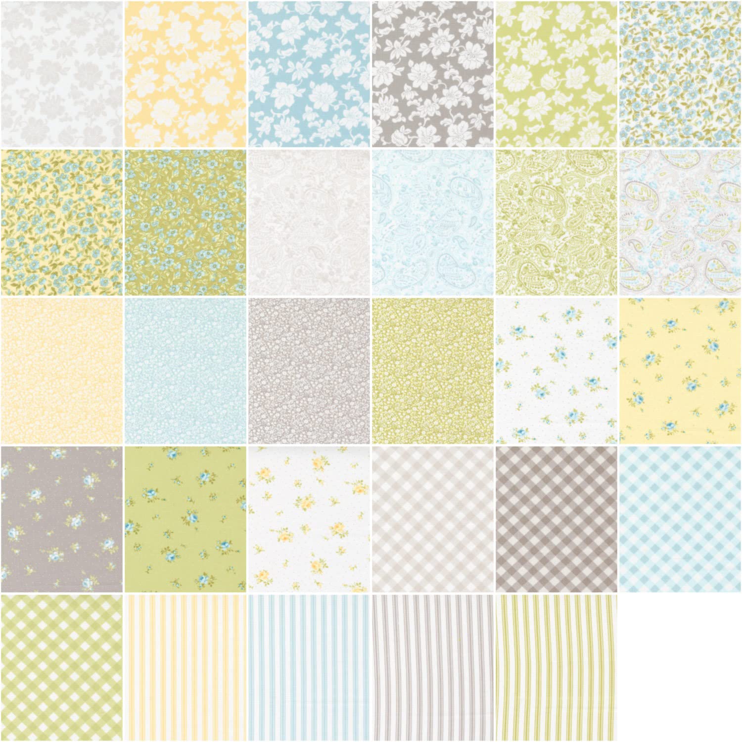 Moda Fabrics The Shores Fat Quarter Bundle by Brenda Riddle Designs 18740AB