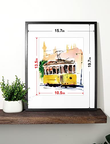 Annecy 16x20 Picture Frames (1 Pack, White), Simple Designed Photo Frame, For Pictures 16x20 for Wall Mounting, Classic Simple Home Office Decor