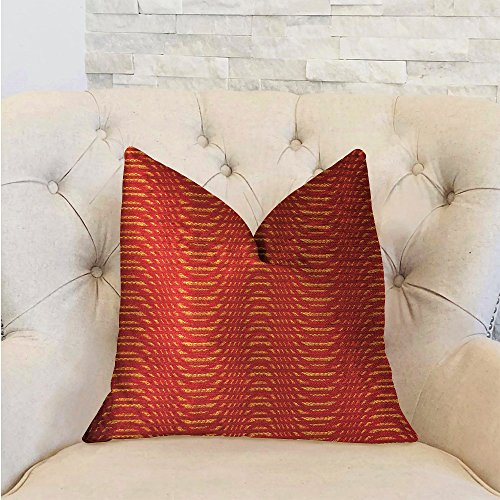 Plutus Brands Plutus New Earth Ripple Luxury Throw Pillow, 20" x 30" Queen
