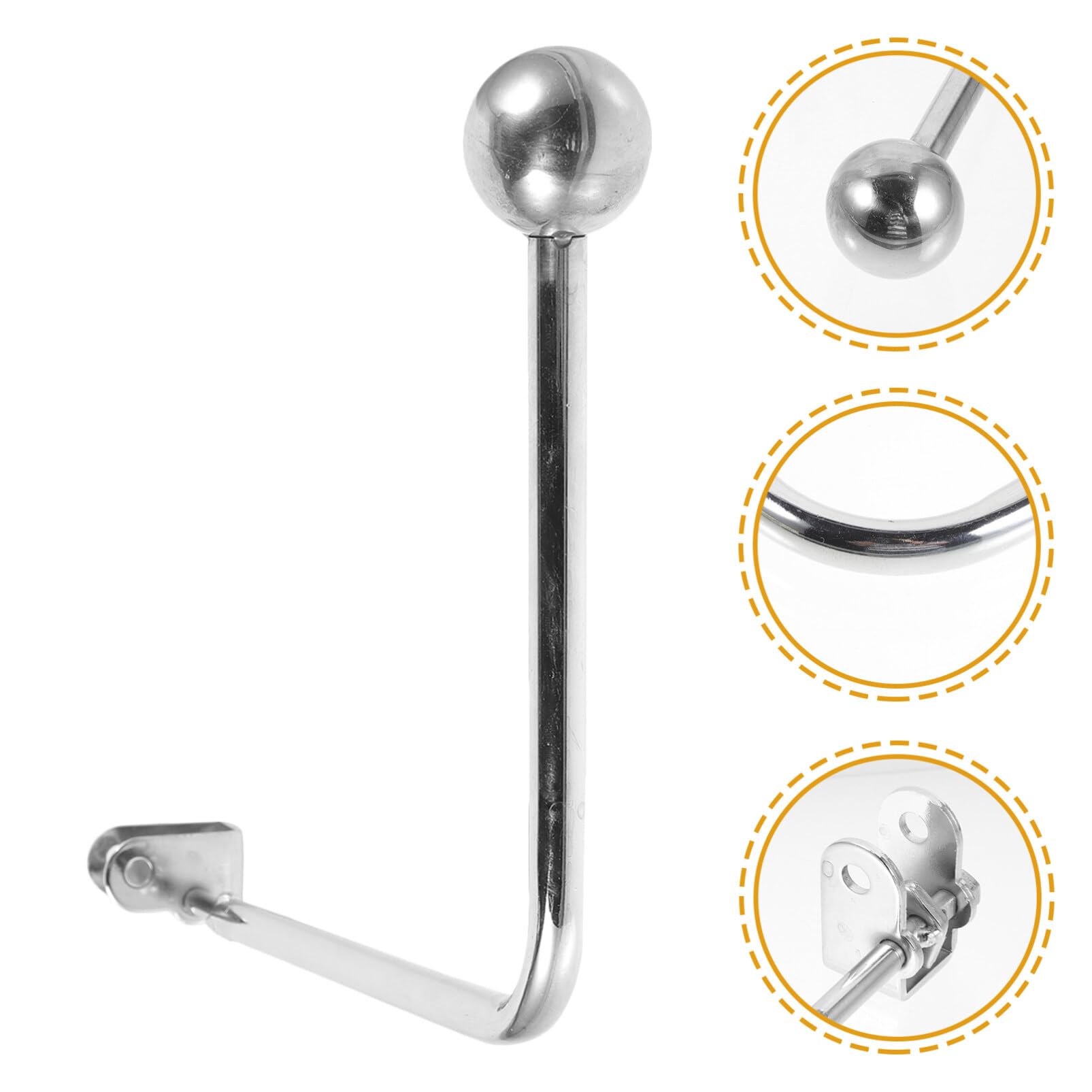 Holibanna Recliner Handle Rod Reclining Chair Tie Rod Equipment Salon Recliner Accessories Handle Portable Handles Chaise Longue Folding Chair Supplies Barber Chair Metal
