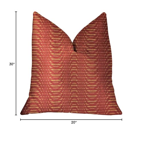 Plutus Brands Plutus New Earth Ripple Luxury Throw Pillow, 20" x 30" Queen