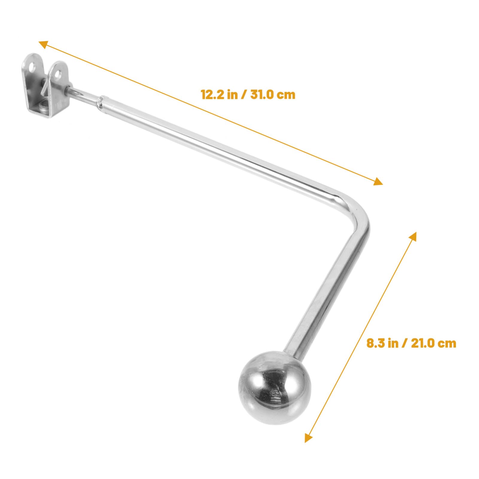 Holibanna Recliner Handle Rod Reclining Chair Tie Rod Equipment Salon Recliner Accessories Handle Portable Handles Chaise Longue Folding Chair Supplies Barber Chair Metal