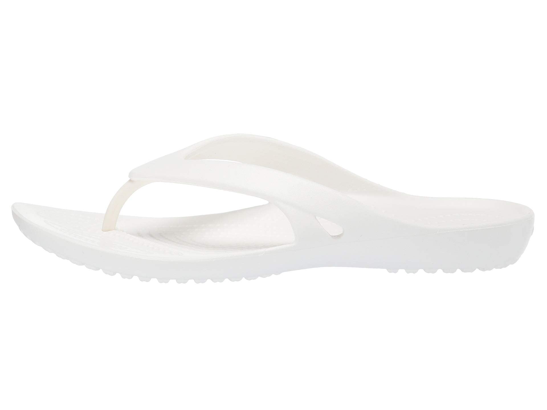 Crocs womens Kadee Ii Flip Flop, White, 9 US