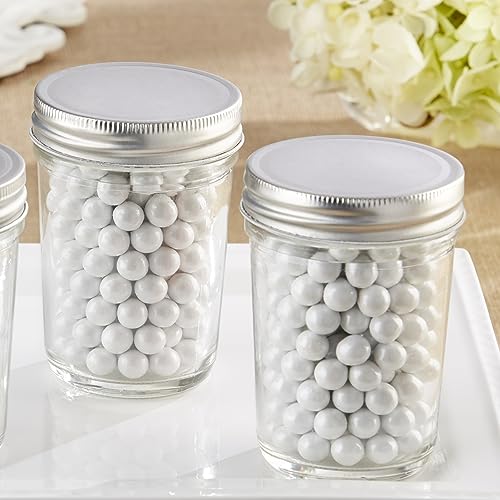 Kate Aspen Mason Jar Lids, Solid Canning Lids (Set of 12), Party Favors, Fits 8 oz, 12 oz and 16 oz Mason Jars