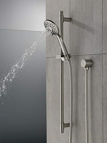 DELTA FAUCET 51361-SS Hand Shower 1.75 GPM w/Slide Bar 4S Handshower, Stainless