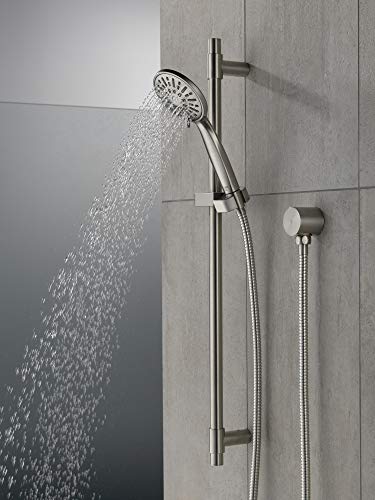 DELTA FAUCET 51361-SS Hand Shower 1.75 GPM w/Slide Bar 4S Handshower, Stainless