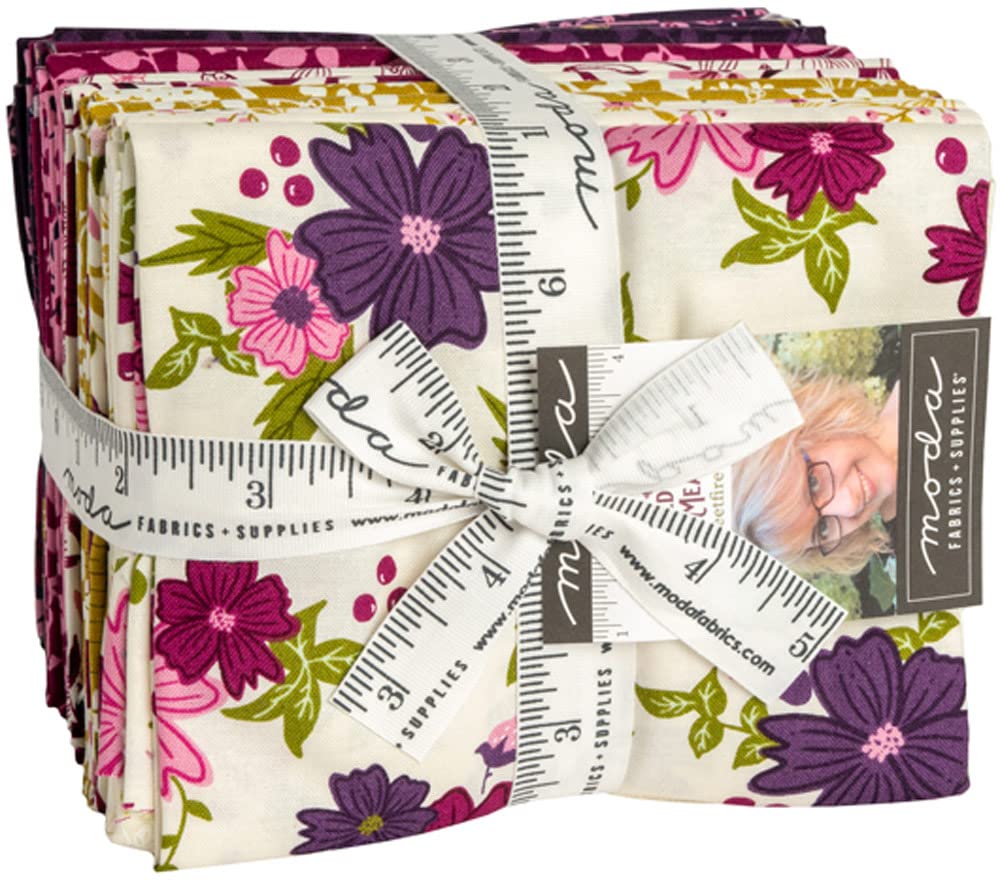 Wild Meadow AB Bundle by Sweetfire Road, 26 18-inch by 22-inch Precut Fabric Fat Quarters