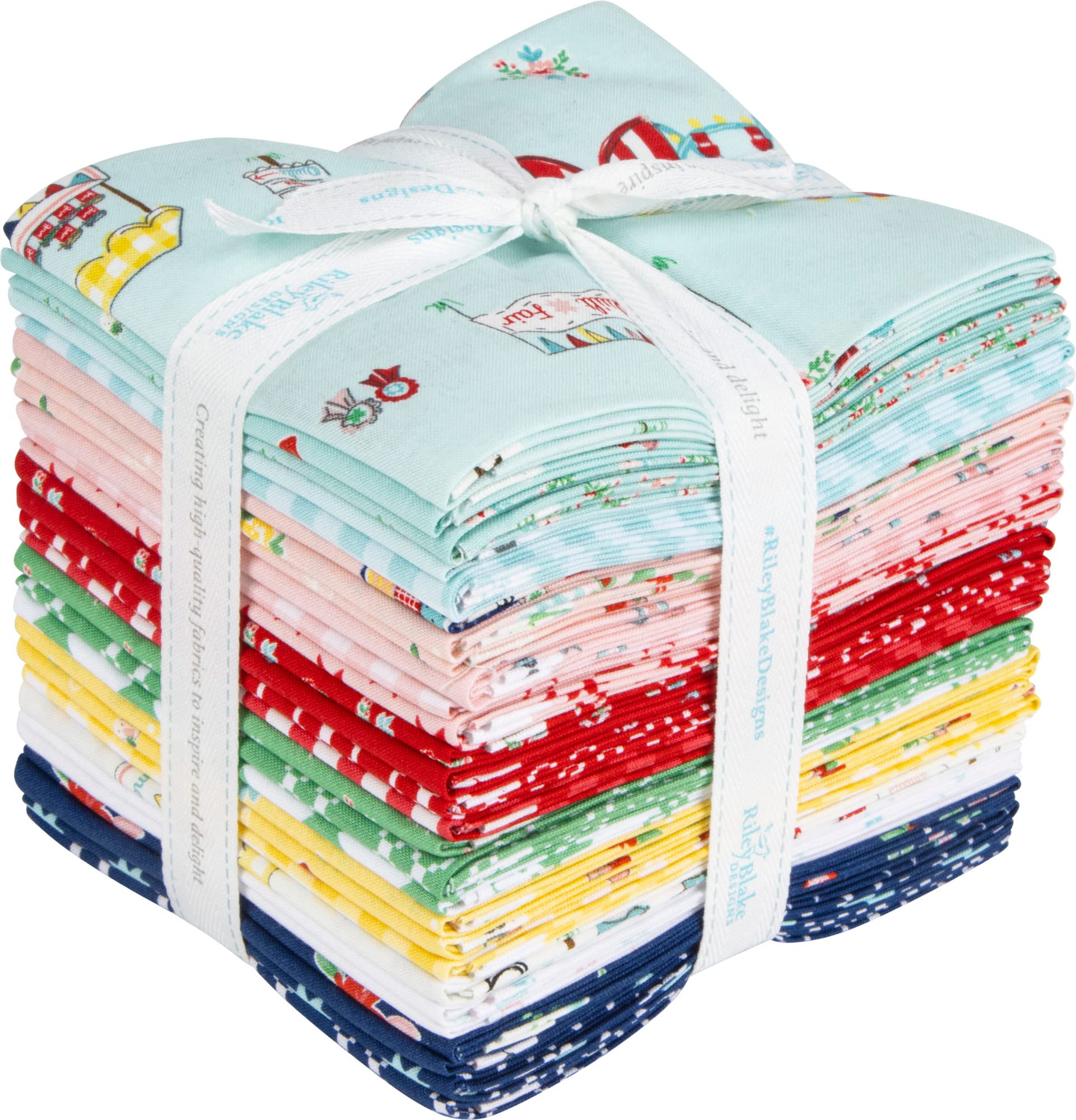 Riley Blake Designs Riley Blake Quilt Fair Fat Quarter Bundles 28Pcs, Multi