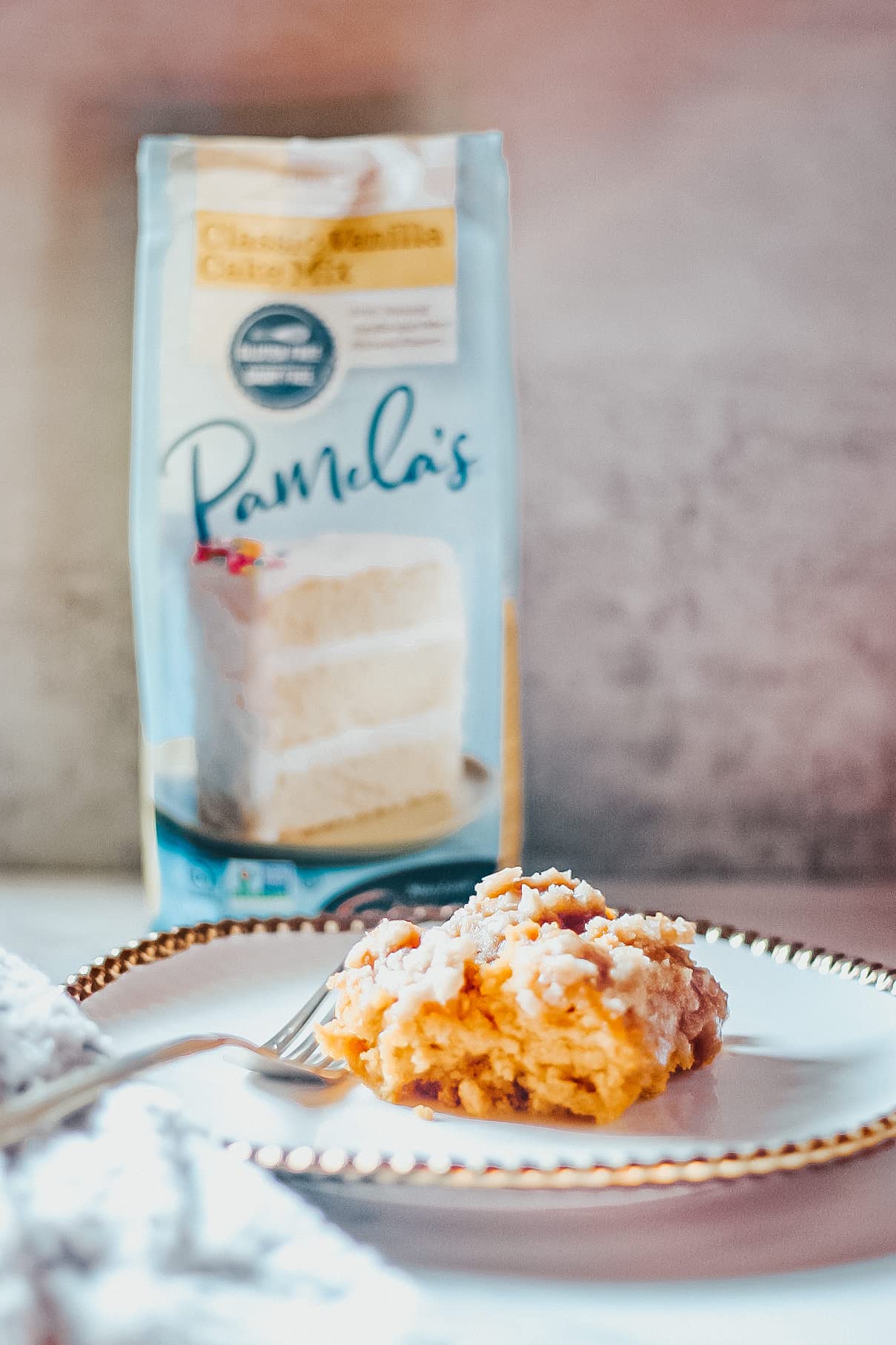 Pamela's Products - Vanilla Cake - Mix - Case of 6 - 21 oz.