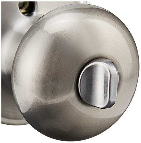 Dexter by Schlage J40STR619 Stratus Bed and Bath Knob, Satin Nickel