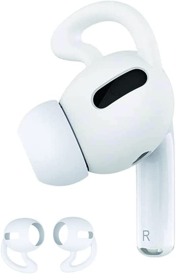 Single Left Replacement Earbuds for AirPods Pro 1st Generation with Detachable Ear Hooks L Left Ear Side