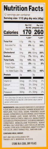 Trader Joe's Blood Orange Cake Mix with Icing, Pack of 1