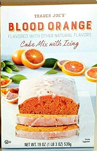 Trader Joe's Blood Orange Cake Mix with Icing, Pack of 1