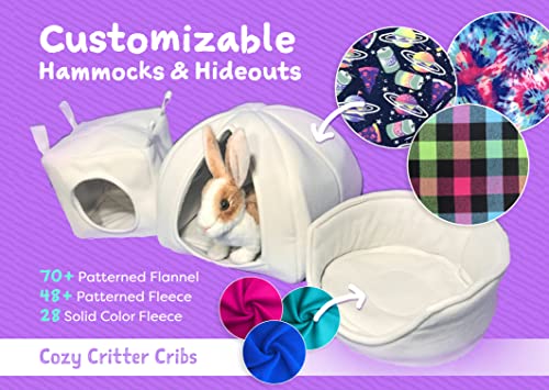 Handmade Fleece Cage Liners for Midwest Double Critter/Ferret Nation, Full set 7-pieces, Rats, Ferrets, Chinchillas, other small animals (Fall Floral on Pink, Maroon)