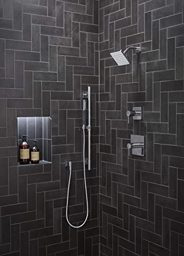 Katalyst 24805-CP Parallel 2.5 gpm Single-Function Showerhead Air-Induction Technology, Polished Chrome