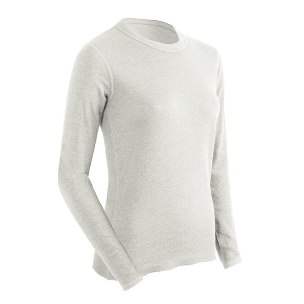 ColdPruf Women's Basic Dual Layer Long Sleeve Base Layer Top, Winter White, XX-Large