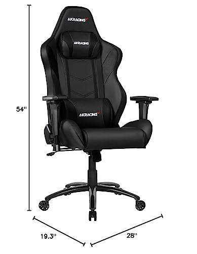 AKRacing AK-LXPLUS-BK Gaming Chair, Black