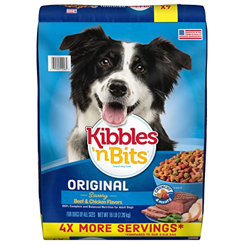 Kibbles 'n Bits Original Savory Beef & Chicken Flavor Dry Dog Food, 31-Pound