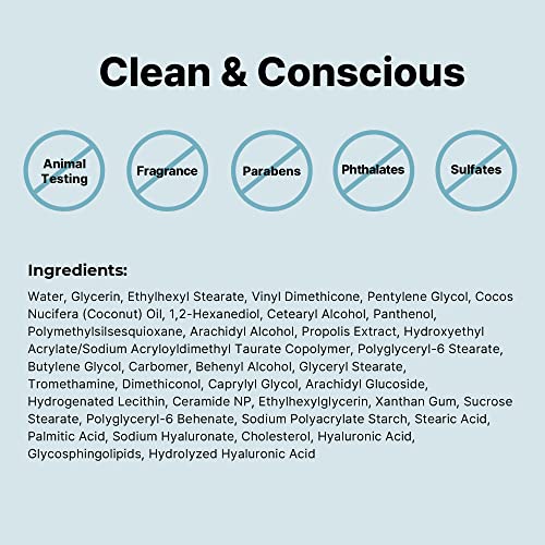 COSRX Rich Face Moisturizer for Day & Night with Pro Vitamin B5 (D Panthenol), Hydrium Moisture Power Enriched Cream, 50ml / 1.69 fl.oz | Propolis Extract, Ceramide, Hyaluronic Acid | Long Lasting Hydration for Dry, Sensitive Skin | Not Tested on Animals,