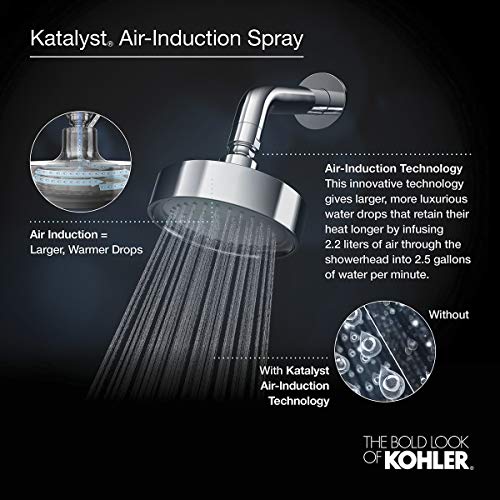 Kohler K-22166-G-2MB Purist Handheld Showerhead, Vibrant Brushed Moderne Brass