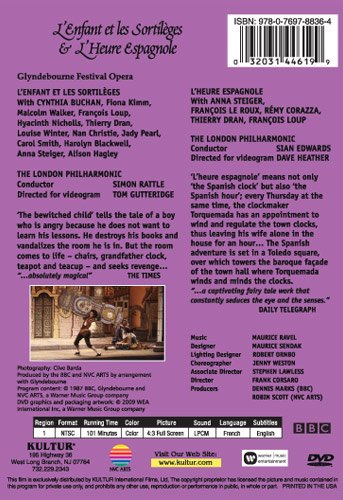 Ravel: L'Enfant Et Les Sortileges & L'Heure Espagnole / Maurice Sendak, Glyndebourne Festival Opera