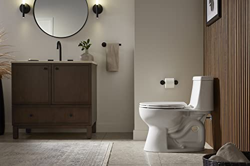 KOHLER 30810-0 Santa Rosa One-Piece Compact Elongated 1.28 Gpf Toilet With Revolution 360 Swirl Flushing Technology