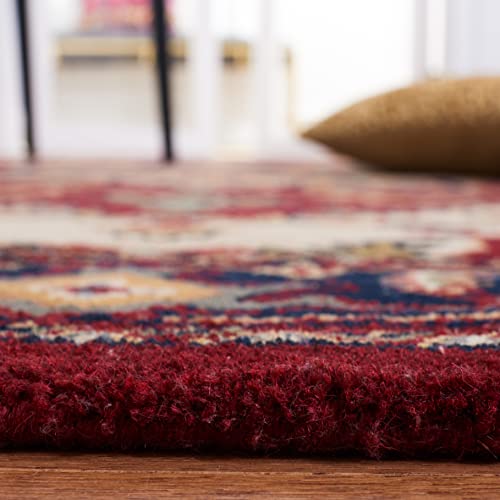 SAFAVIEH Heritage Collection 3' x 5' Red HG625A Handmade Traditional Oriental Premium Wool Area Rug