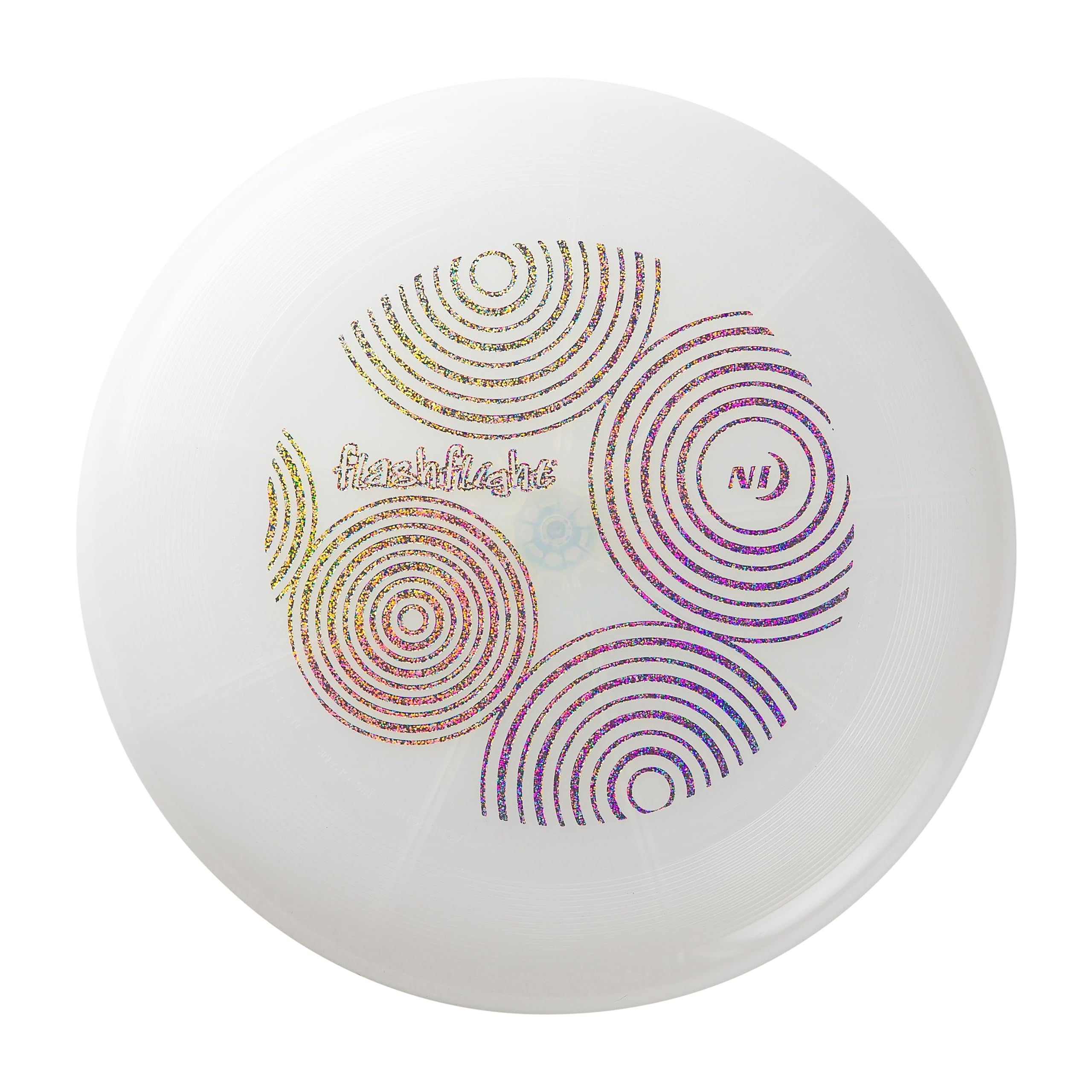 Nite Ize Flashflight Light Up Flying Disc - Family Game Night Fly Disc Toy - LED Disc with Replaceable Batteries - Family Game Night Accessories with Light - Disc-O