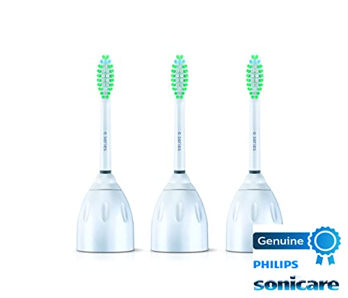 Philips Sonicare Genuine E-Series Replacement Toothbrush Heads, 3 Brush Heads, White, HX7023/64