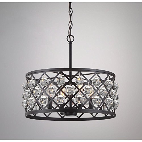 Home Decorators Collection Lattice 4-Light Antique Bronze Pendant