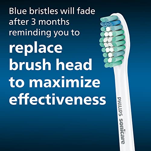 Philips Sonicare Genuine E-Series Replacement Toothbrush Heads, 3 Brush Heads, White, HX7023/64