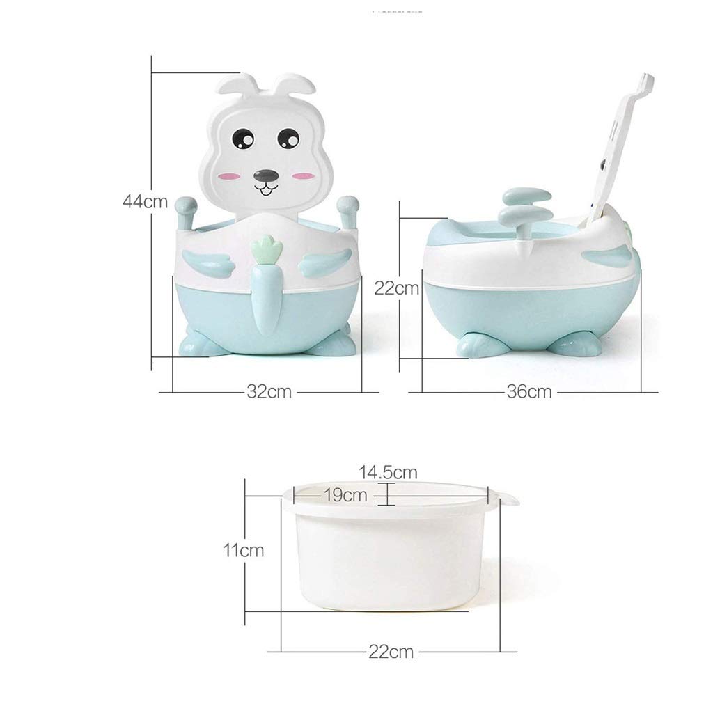 ZYSWP Cartoon Children Toilet, Trainer Chair Soft Splash-Proof Padded Training Seat for Children 1-7 Years Old,Easy Clean
