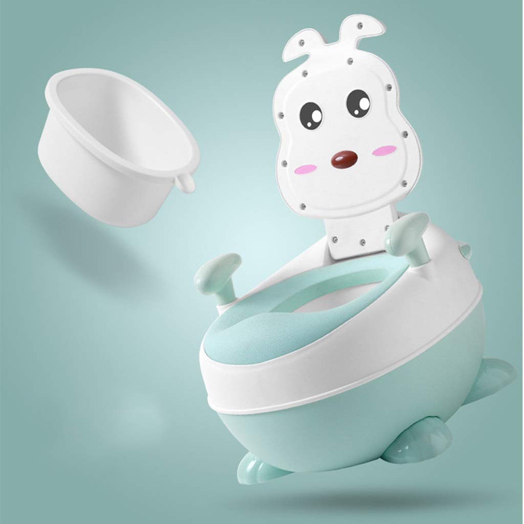 ZYSWP Cartoon Children Toilet, Trainer Chair Soft Splash-Proof Padded Training Seat for Children 1-7 Years Old,Easy Clean