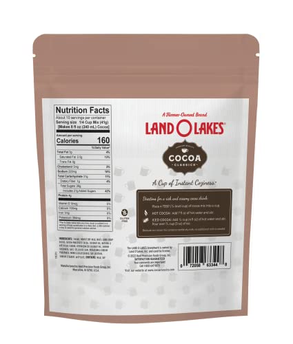 Land O Lakes Cocoa Classics S'mores Cocoa Mix Pouch, 14.8 Ounce (Pack of 1)