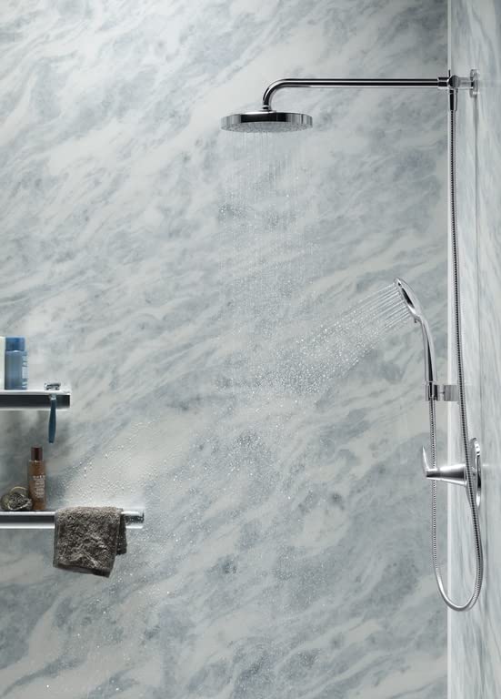 KOHLER K-8593-CP Mastershower 72" Metal Shower Hose for use with Handshowers (Sold Separately), Swivel Base, 1.152lb, Polished Chrome, 6 Foot