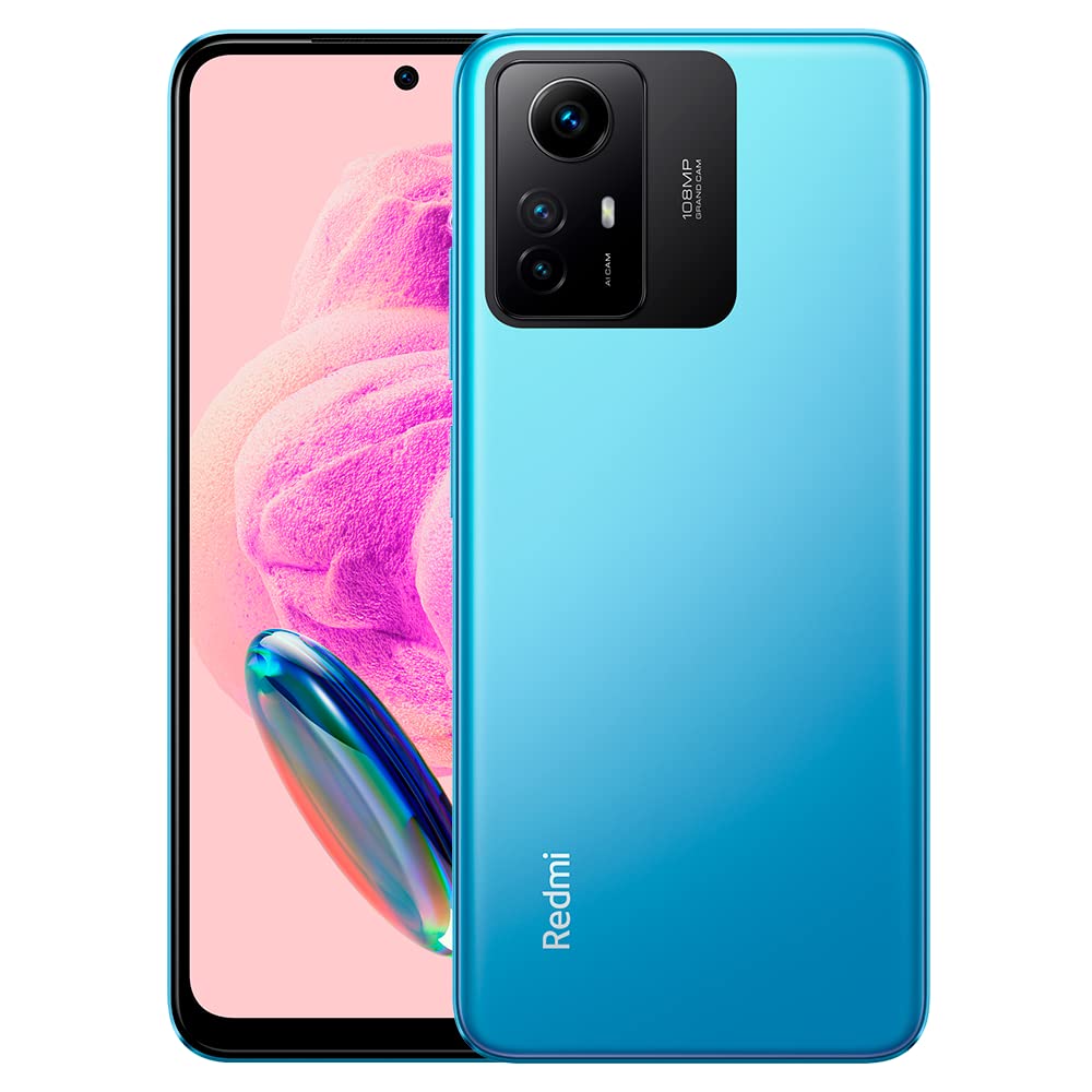 Xiaomi Redmi Note 12s (256GB + 8GB) Global Unlocked (No Warranty) (Tmobile/Metro Tello/Mint USA Market) (w/Fast Car Charger Bundle) (Ice Blue)