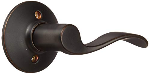 Schlage F93CAM716ACCLH Camelot Inactive Handleset with Accent Left-handed Lever, Aged Bronze