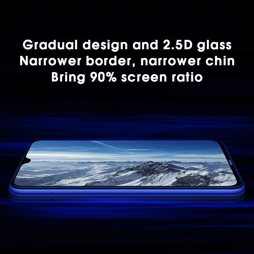Xiaomi Redmi Note 8 (64GB, 4GB) 6.3" Display, Helio G85, 48MP Quad Camera, Dual SIM GSM Unlocked - US & Global 4G LTE International Version (Blue)